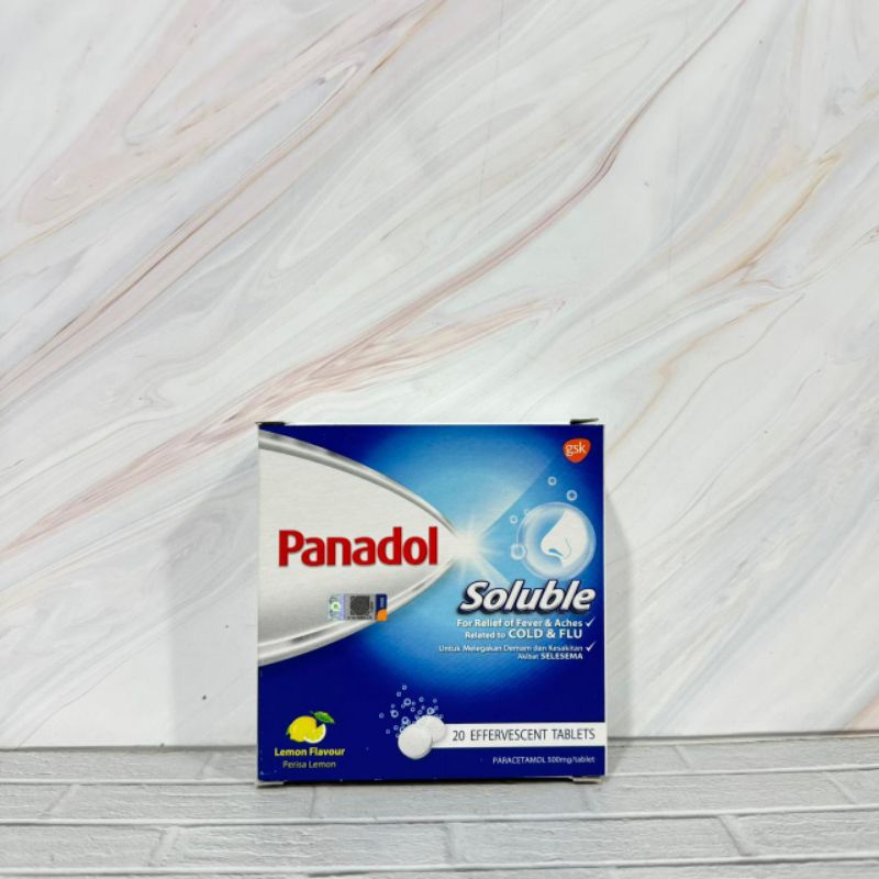 Jual Panadol Soluble Lemon - 20 tablet | Shopee Indonesia