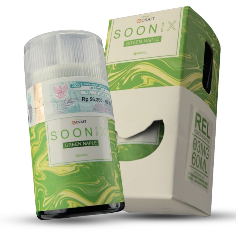 Jual Soonix V2 Green Naple 60ML by Rcraft x SuperSonix | Shopee Indonesia