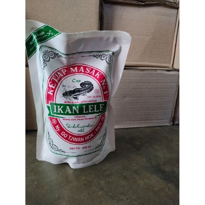 Jual Kecap Lele kemasan pouch 600 ml | Kecap lele 600 ml | Kecap asli ...