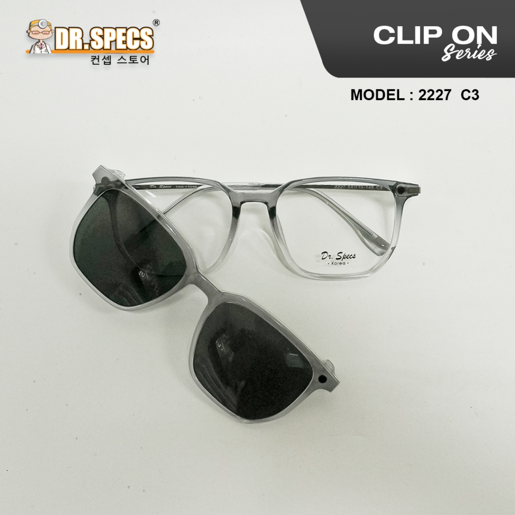 Jual Dr Specs Frame Clip On Series (2227-C3) | Shopee Indonesia