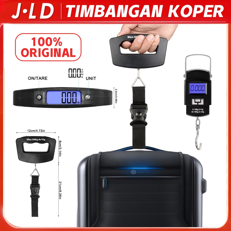 Jual JLD Tools 50Kg Timbangan Koper Digital Portabel Alat Ukur Berat ...
