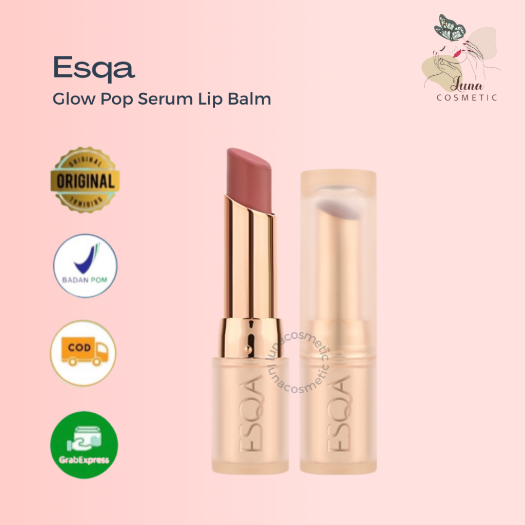 Jual Esqa Glow Pop Serum Lip Balm | Shopee Indonesia