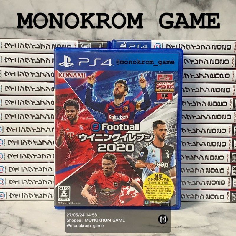 Jual (FREE FLASHDISK) BD KASET PS4 PLAYSTATION 4 EFOOTBALL PES 2020 ...