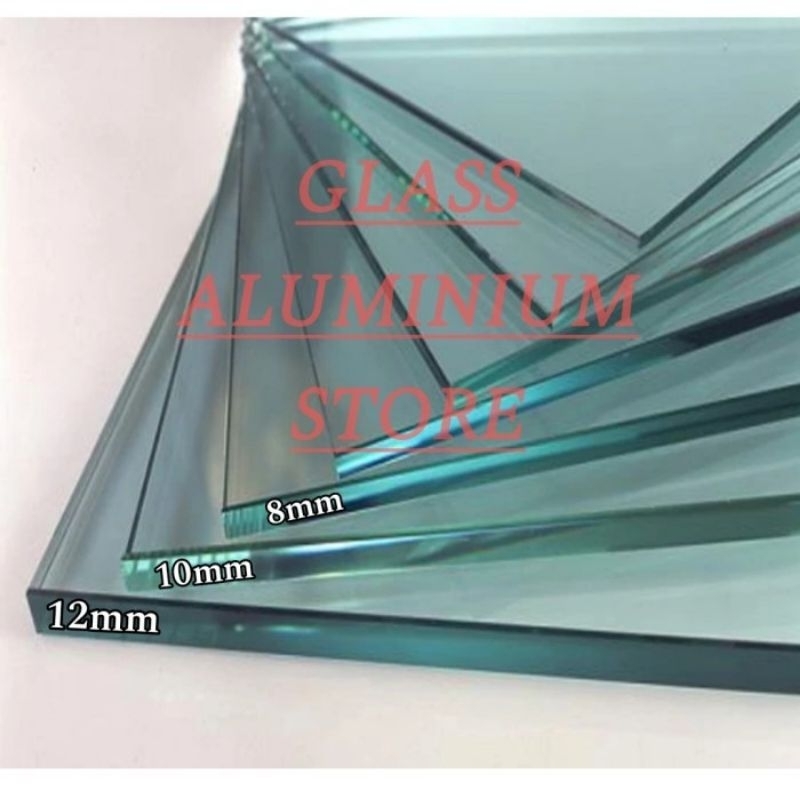 Jual Glass Kaca Tempered Tempred 8mm Shower Kaca Mati Railing Tangga ...