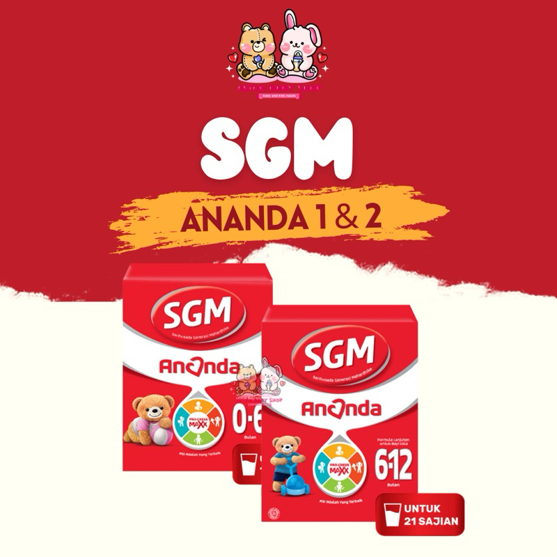 Jual SGM Ananda 1 & 2 600 gr / Susu Formula Bayi | Shopee Indonesia