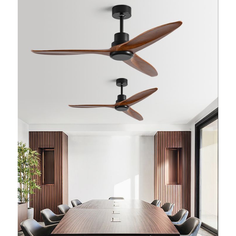 Jual Idora decorative Kayu/Wood Solid ceiling fan 52 Inches (Dia 132cm ...