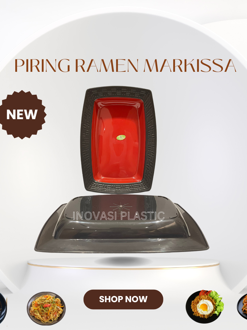 Jual Piring Ramen Markissa (1 LUSIN ISI 12PCS) | Shopee Indonesia