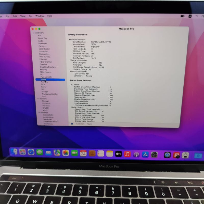 Jual Mcbook Pro 2019 Ram 16 Ssd 512 core i7 layar 13 inch | Shopee ...