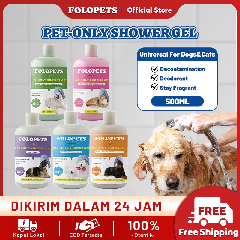 Jual FOLOPETS Shampoo Conditioner 2in1/Anti Jamur/Anti Kutu Khusus ...