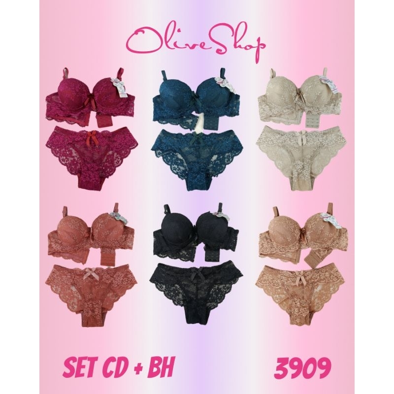 Jual OliveShop ️ Set Bra Yasimei BH + CD (Celana Dalam) Sexy Full Lace ...