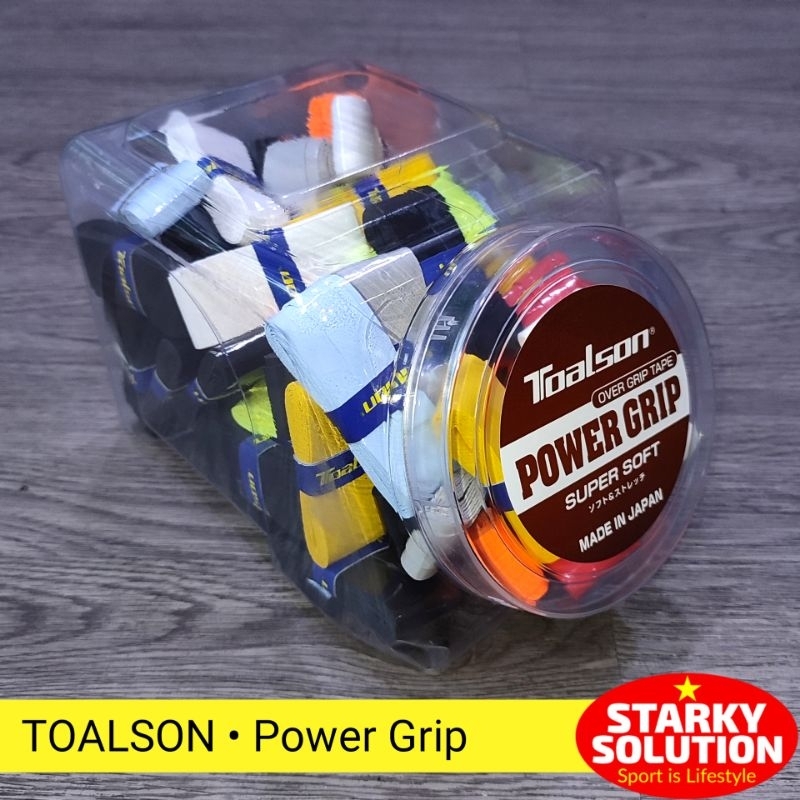 Jual Grip TOALSON POWER GRIP Raket Tenis Badminton Squash Overgrip ...