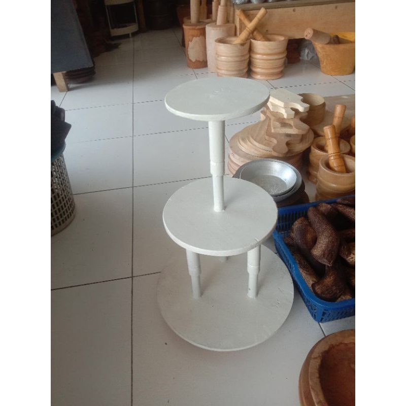 Jual meja kue pengantin ulang tahun tatakan kue tingkat | Shopee Indonesia