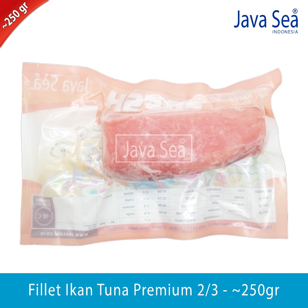 Jual Fillet Ikan Tuna Premium 2/3 pack 200-300gr Java Sea | Shopee ...