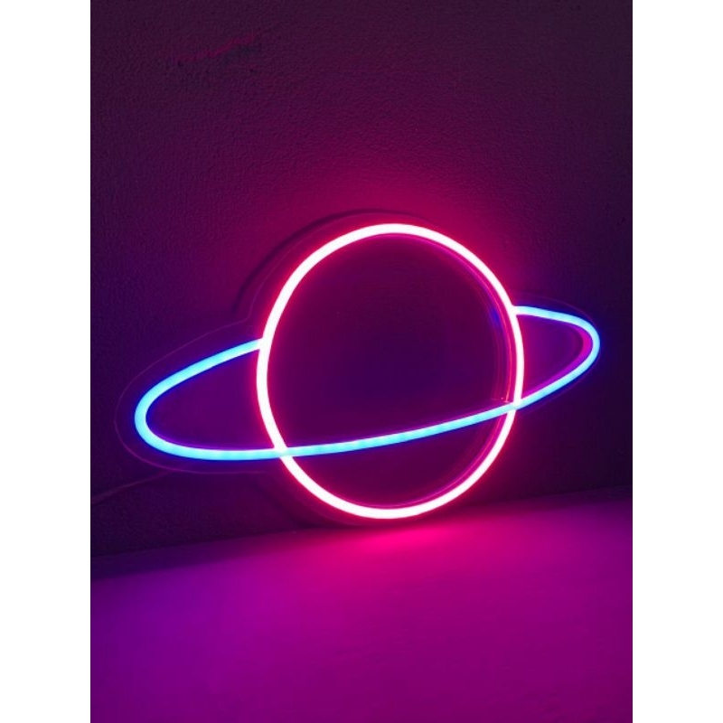 Jual Lampu Neon Sign / Neon Flex Logo Planet | Shopee Indonesia