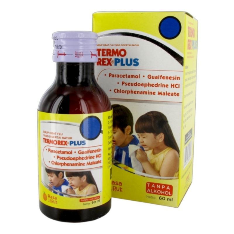 Jual TERMOREX PLUS Obat Sirup Penurun Panas, Batuk & Flu Untuk Anak ...