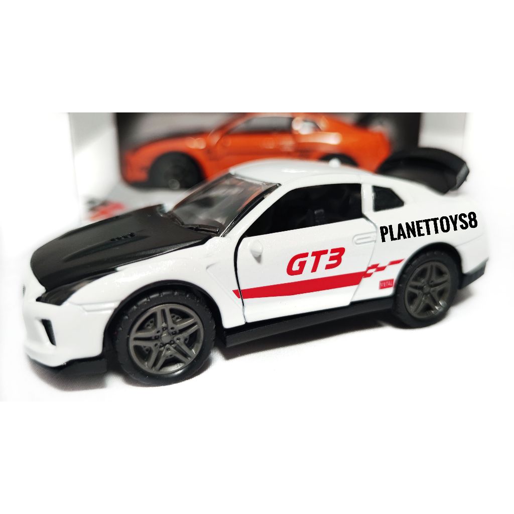 Jual Diecast Sedan Mobil Balap Racing Car GTR Mainan Anak Pullback ...