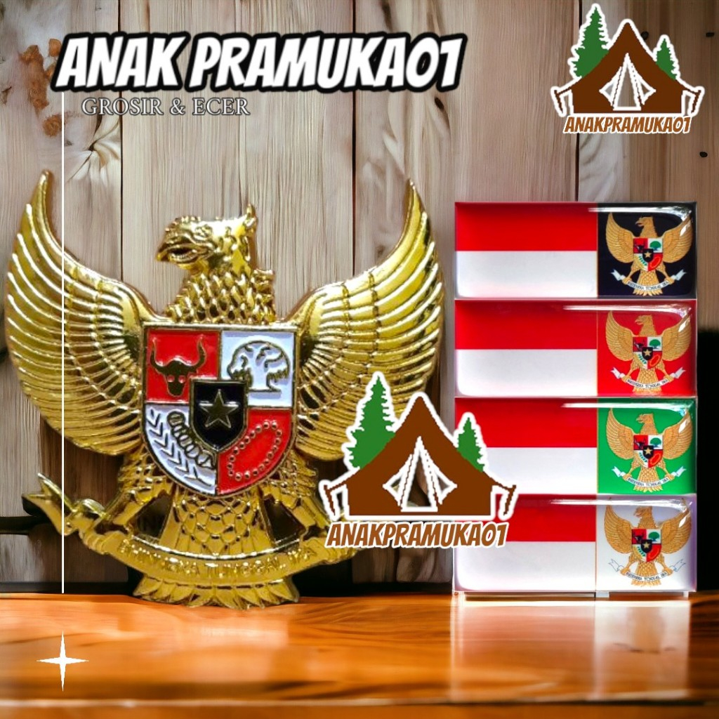 Jual Pin merah putih garuda / pin Garuda lapis resin | Shopee Indonesia