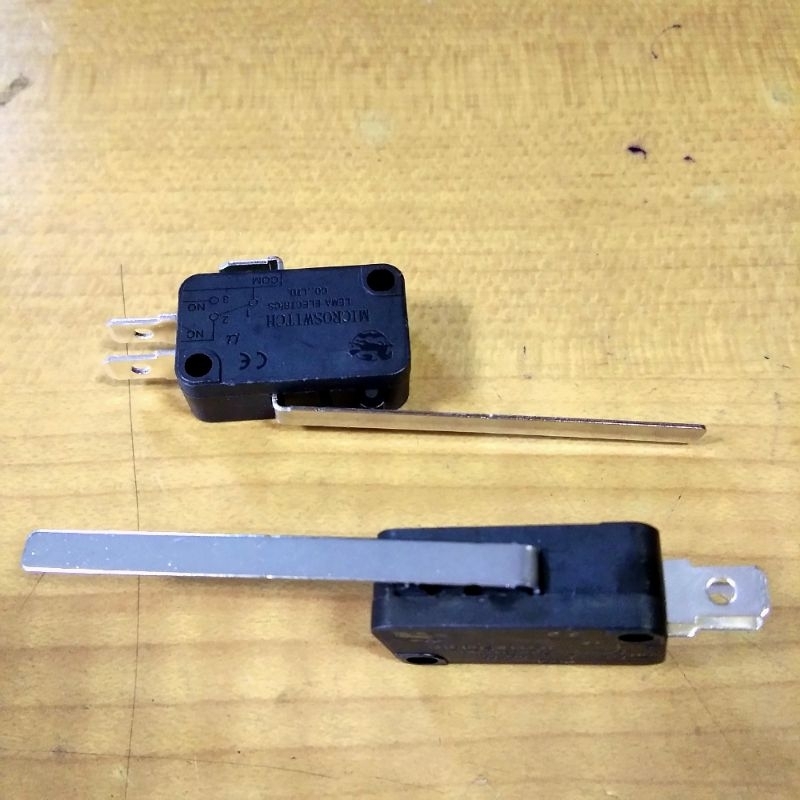 Jual MIKROSWIT PLAT PANJANG / MICRO SWITCH HITAM PLAT PANJANG | Shopee ...