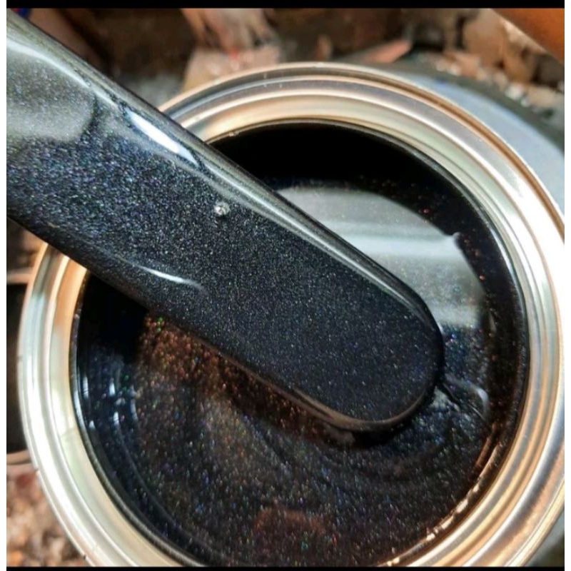 Jual CAT HITAM METALIK 1KG | Shopee Indonesia
