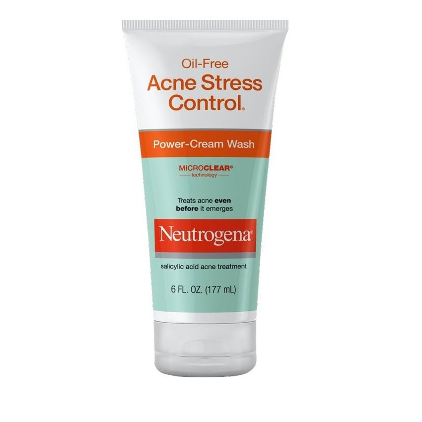 Jual Neutrogena Oil Free Acne Stress Control Power-Cream Wash - 177ml ...
