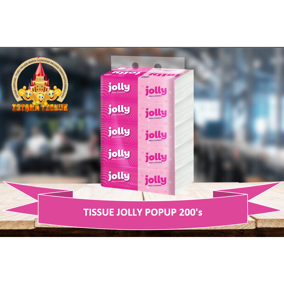 Jual Tissue JOLLY POP UP 200 sheet (ISI 8 pcs) | Shopee Indonesia