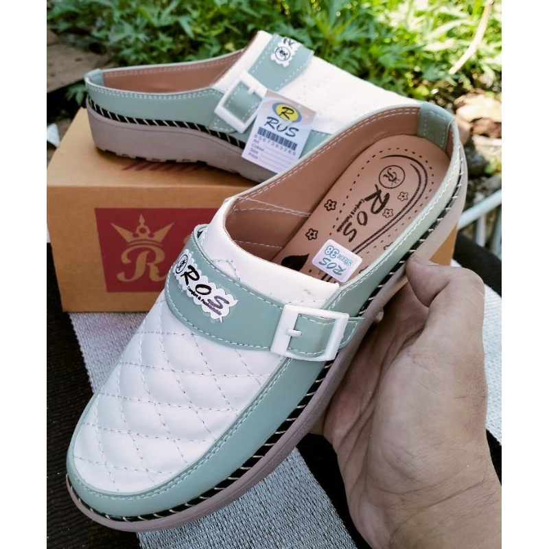 Jual ROS ORIGINAL SANDAL WANITA CANTIK SOL KARET KUALITAS GRADE A ROS 10 | Shopee Indonesia
