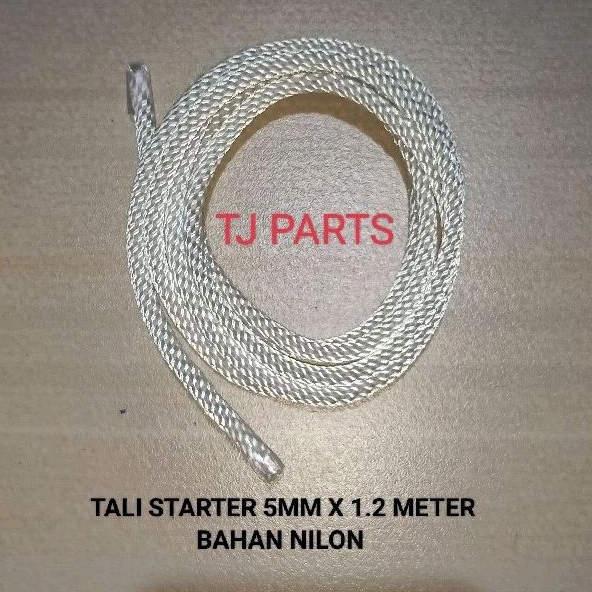 Jual Tali/Rope Recoil Starter Mesin Engine/Genset GX 120/160/200/270/390/420, 5MM 1.2 Meter ...