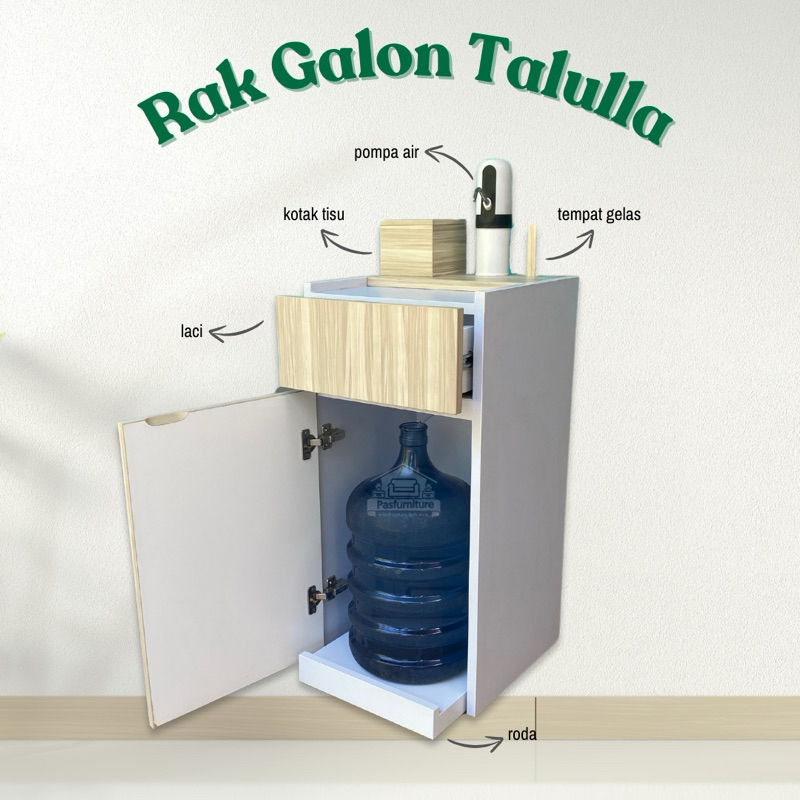 Jual RAK GALON TALULLA INCLUDE POMPA AIR | Shopee Indonesia