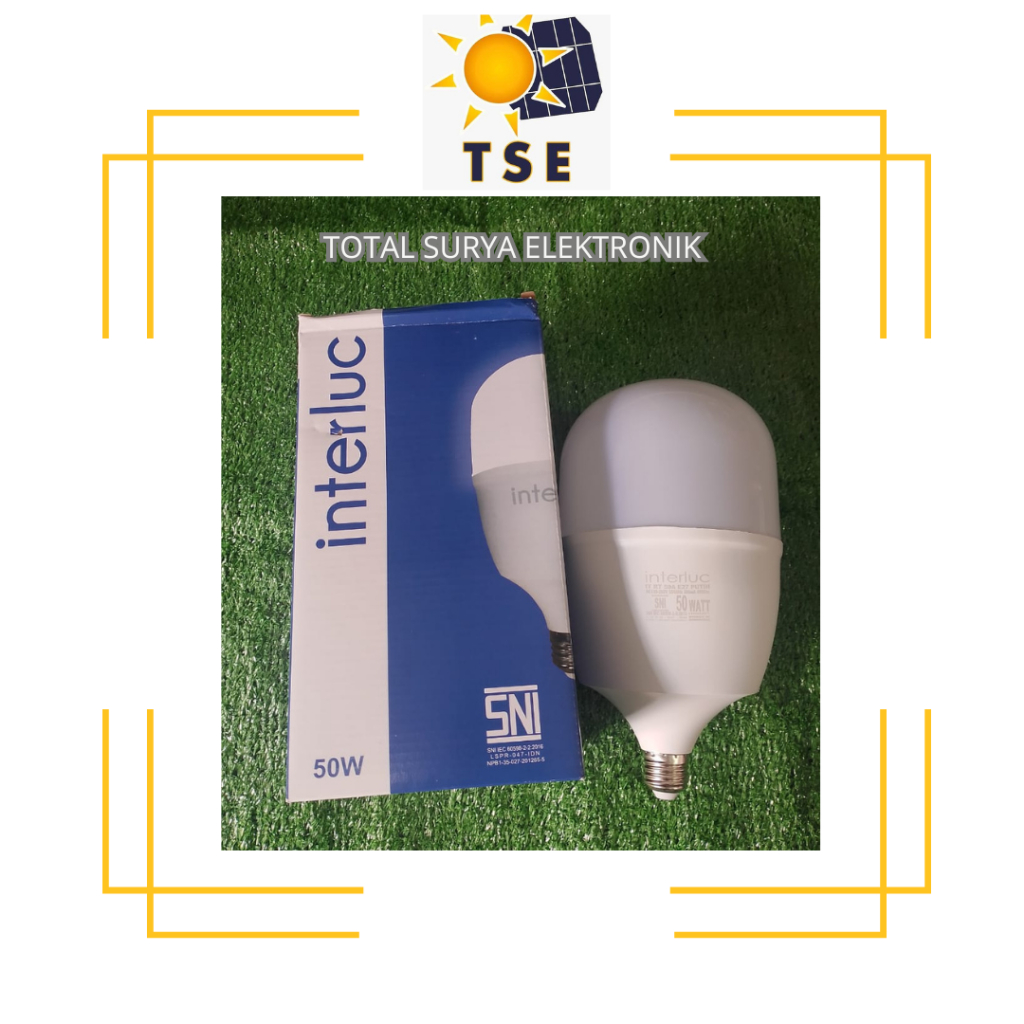 Jual LAMPU LED BULB INTERLUC PUTIH | Shopee Indonesia