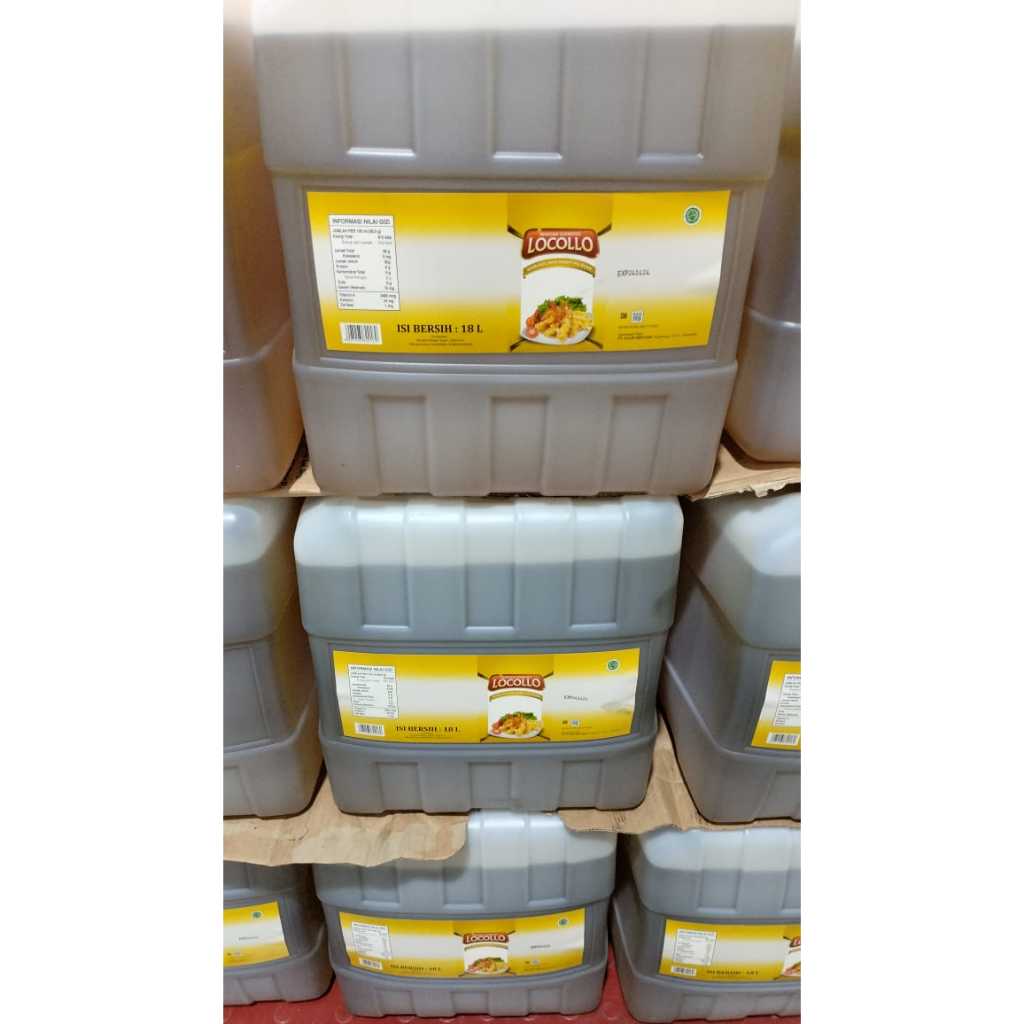 Jual MINYAK GORENG LOCOLLO JERIGEN 18 LITER | Shopee Indonesia