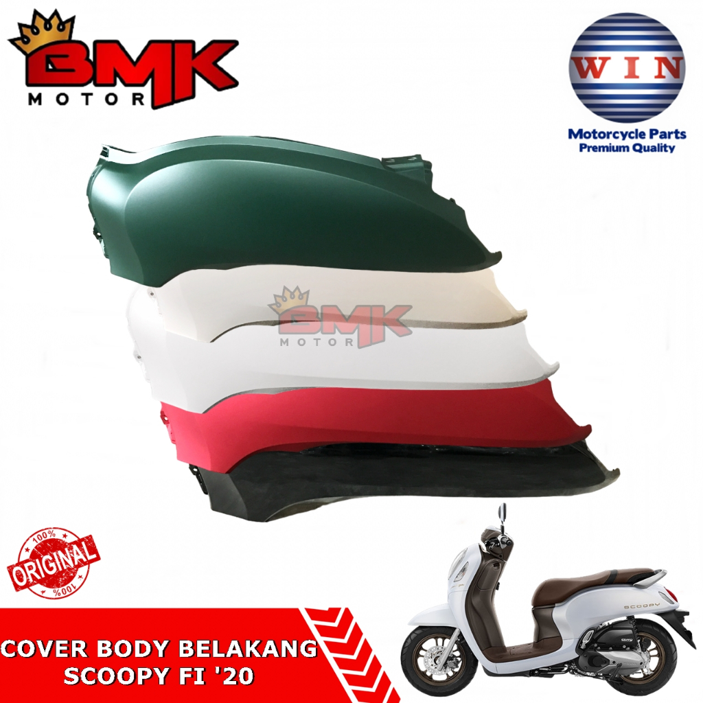 Jual Win Cover Body Belakang Set Scoopy Prestige K2F 2020 2024 Bodi ...