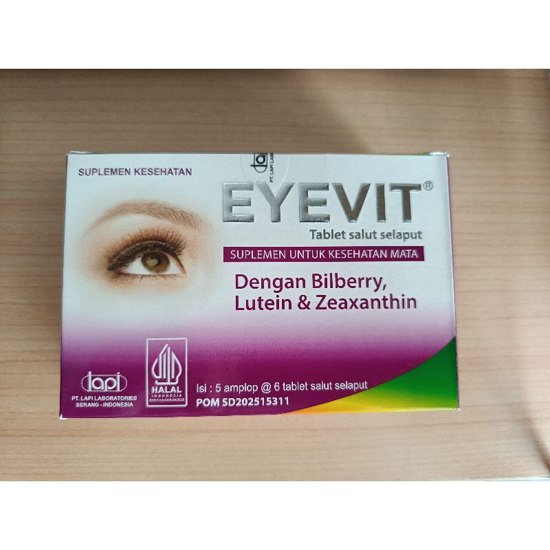 Jual eyevit 30 tablet 1 box | Shopee Indonesia