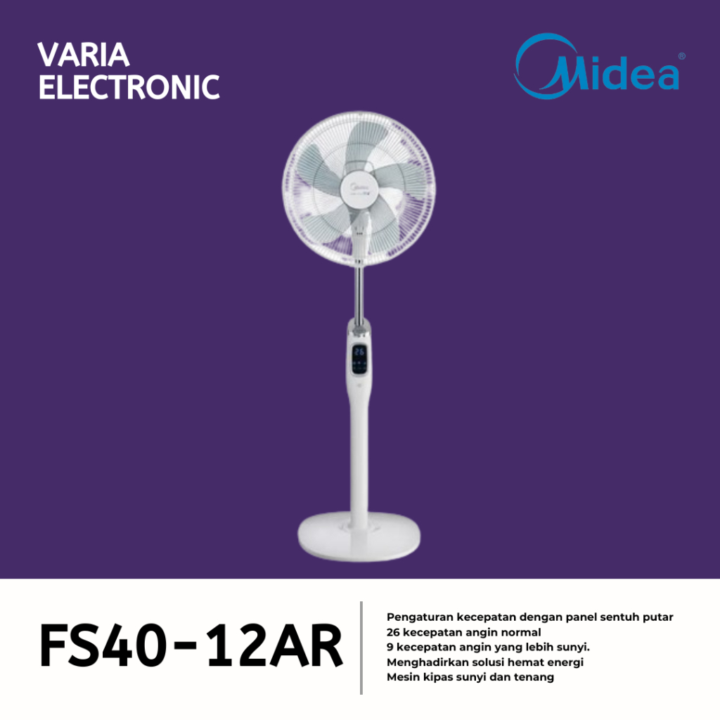 Jual Kipas Angin MIDEA FS40-12AR Standing Fan | Shopee Indonesia