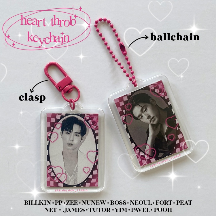 Jual [READY] Thai Actor Heart Throb Acrylic Keychain / Gantungan Kunci ...