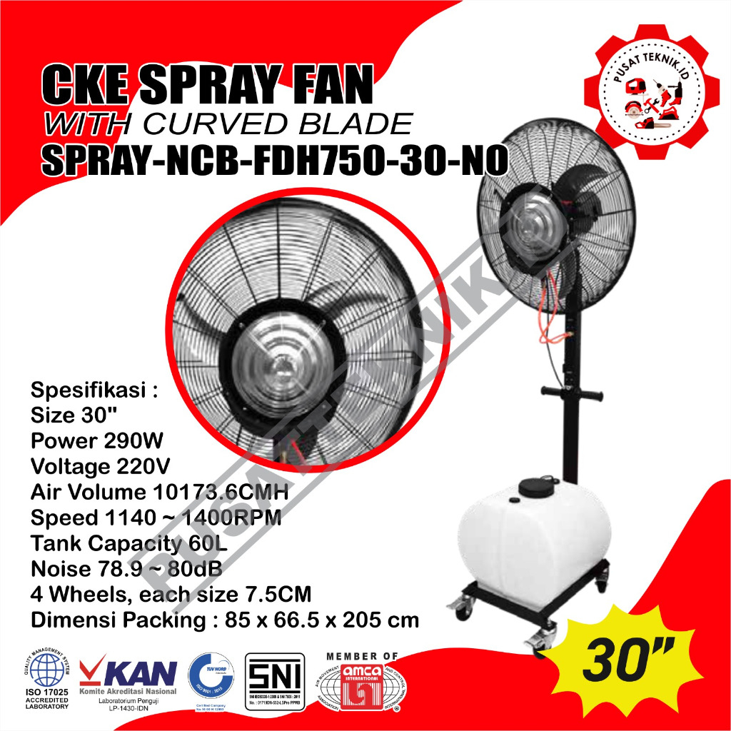Jual MISTY FAN CKE 30" KIPAS ANGIN KABUT MISTY FAN SPRAY FAN CKE 30INCH ...