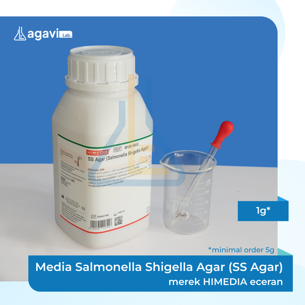 Jual Media Salmonella Shigella Agar (SS Agar) Merk HIMEDIA | Shopee ...