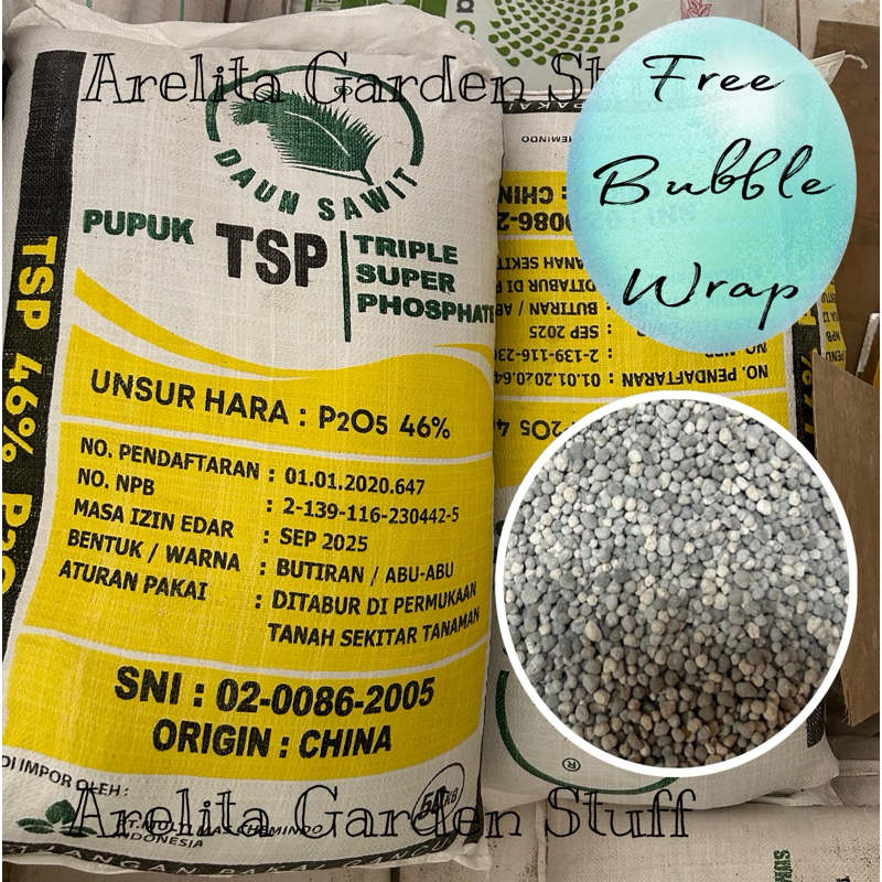 Jual Pupuk TSP Daun Sawit P2O5 :46% repack 1kg | Shopee Indonesia