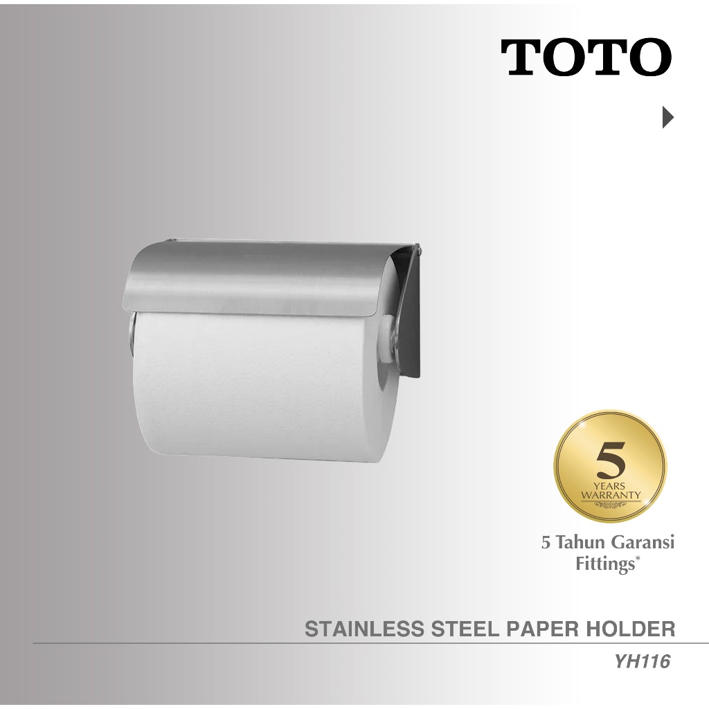 Jual TOTO Stainless Steel Paper Holder YH116 | Tempat tisu | Shopee Indonesia
