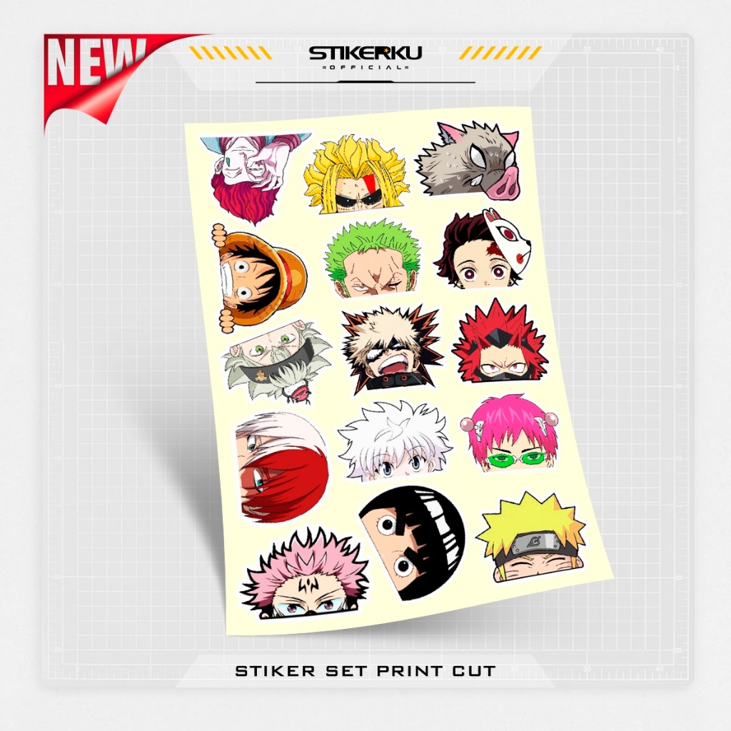 Jual STICKER PACK VINYL / MOTIF ANIME / STIKER SET / HP LAPTOP / HELM ...