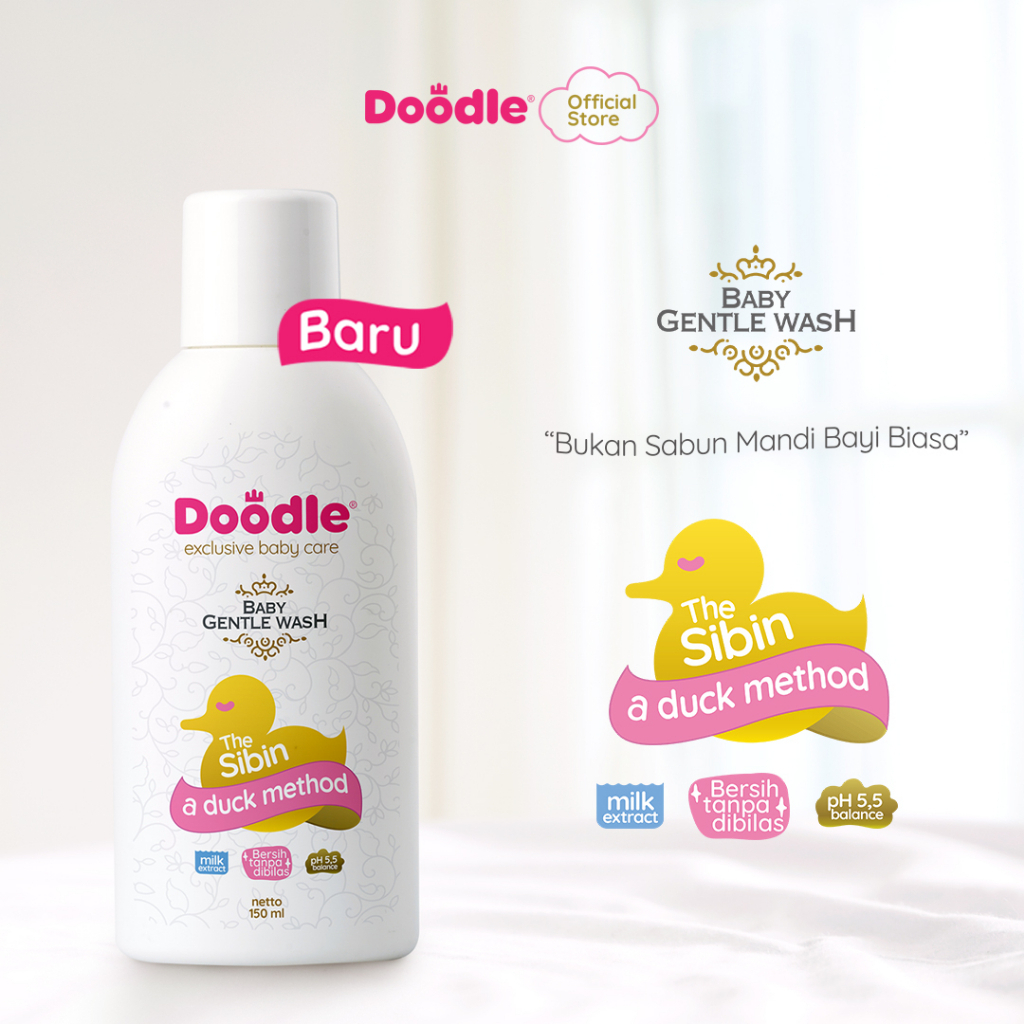Jual Doodle Exclusive Baby Gentle Wash 150ml - Sabun Mandi Anak ...