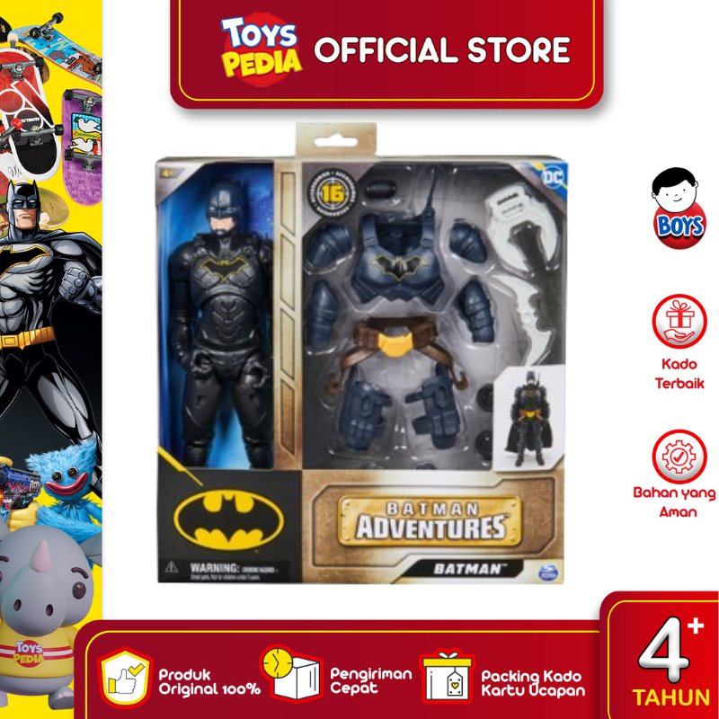 Jual Mainan Action Figure Spin Master DC Batman 12 Inch Batman ...