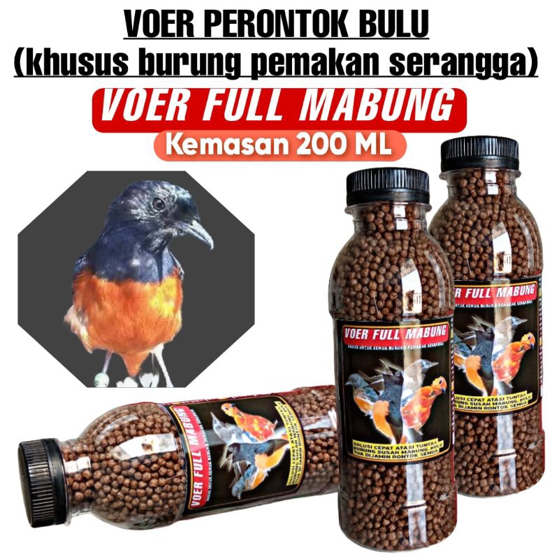 Jual 200 ML VOER PERONTOK BULU FULL MABUNG TUNTAS UNTUK MURAI BATU ...