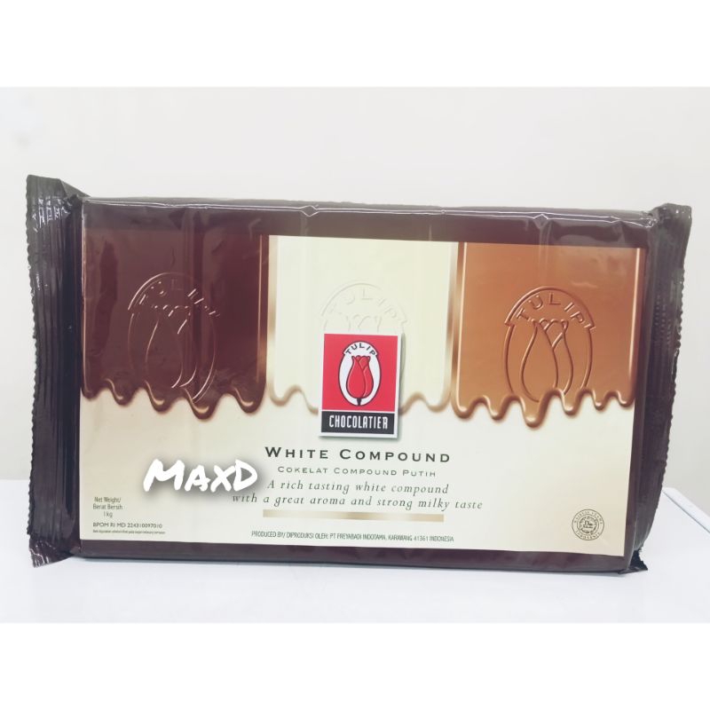 Jual Tulip Cokelat Batang Compound White / Putih 1kg | Shopee Indonesia