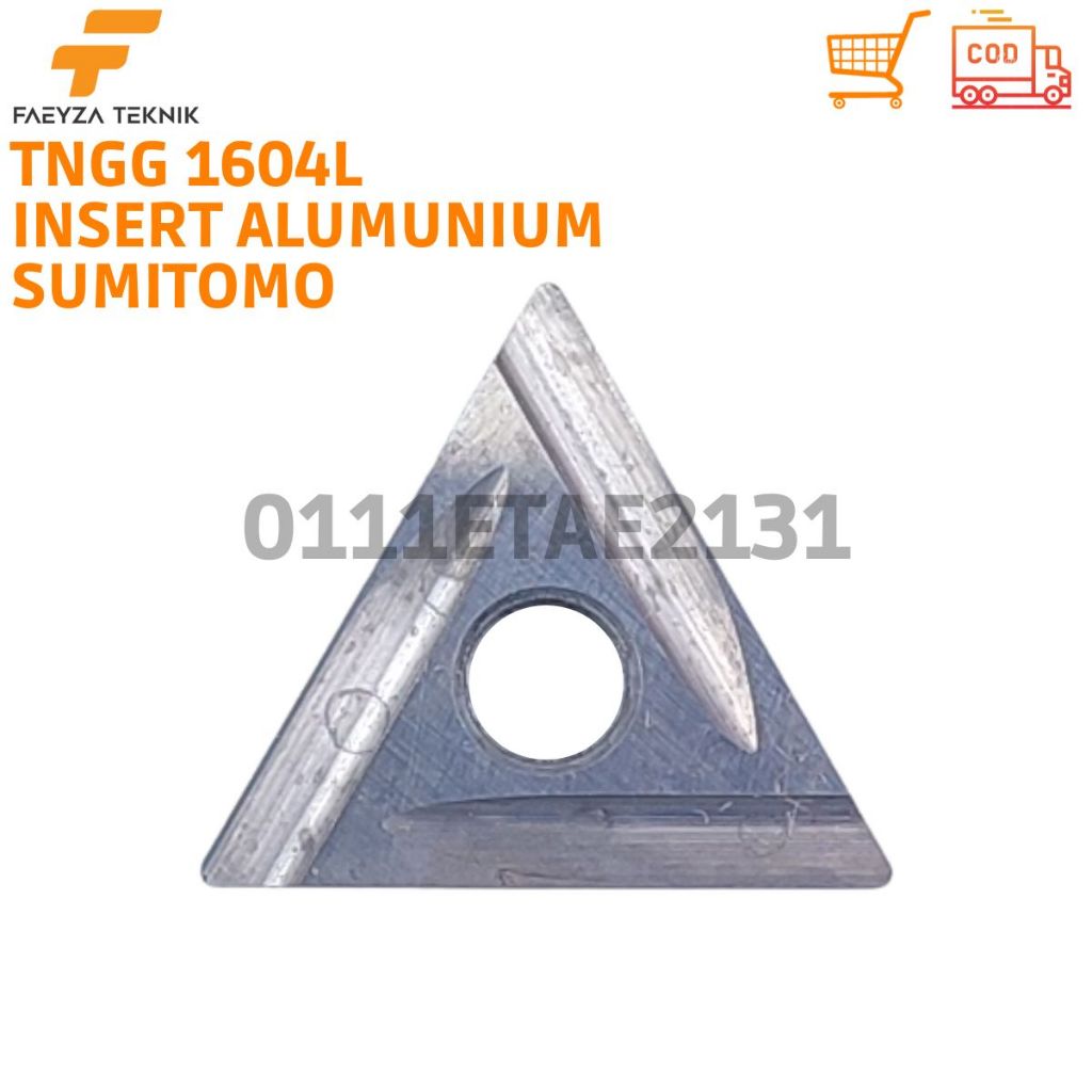 Jual Insert Bubut TNMG TNGG L 1604 Sumitomo Untuk ALumuniuim Cocok Untuk Holder MTJNL WTJNL ...
