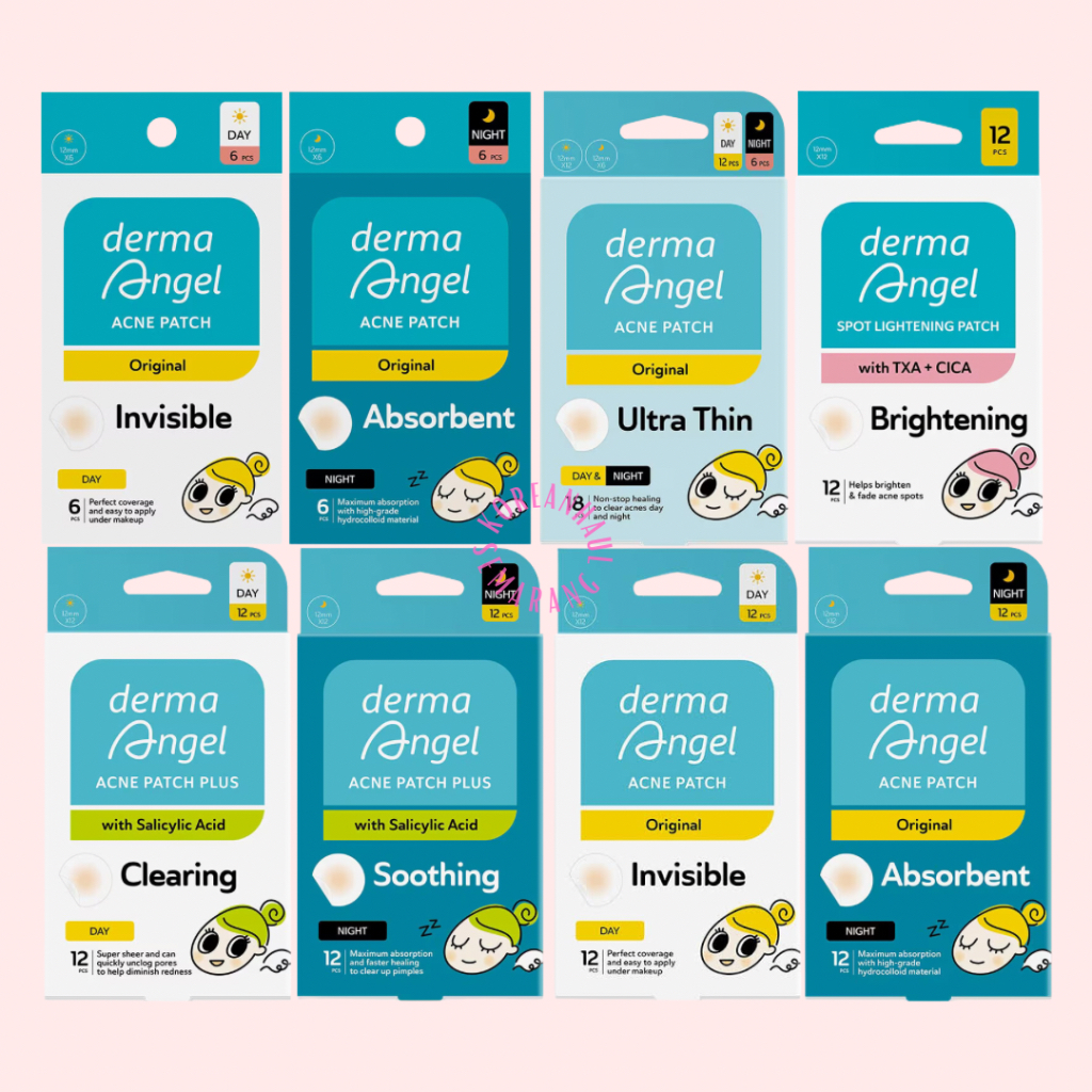 Jual [NEW PACKAGING] Derma Angel Acne Patch Day Night Mix Brightening ...