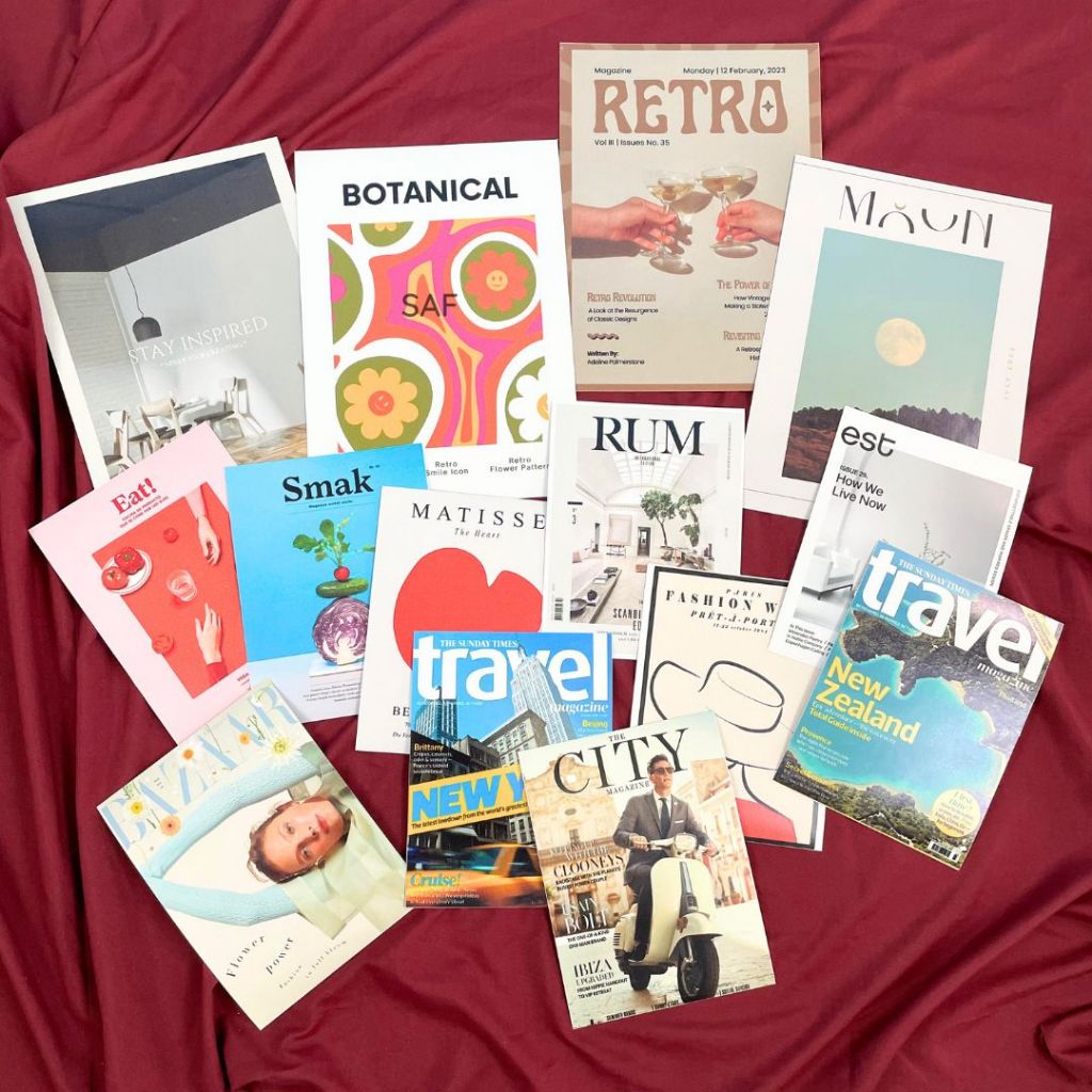 Jual SAF Cover Majalah Satuan Props Fotografi - Cover Magazine Random ...