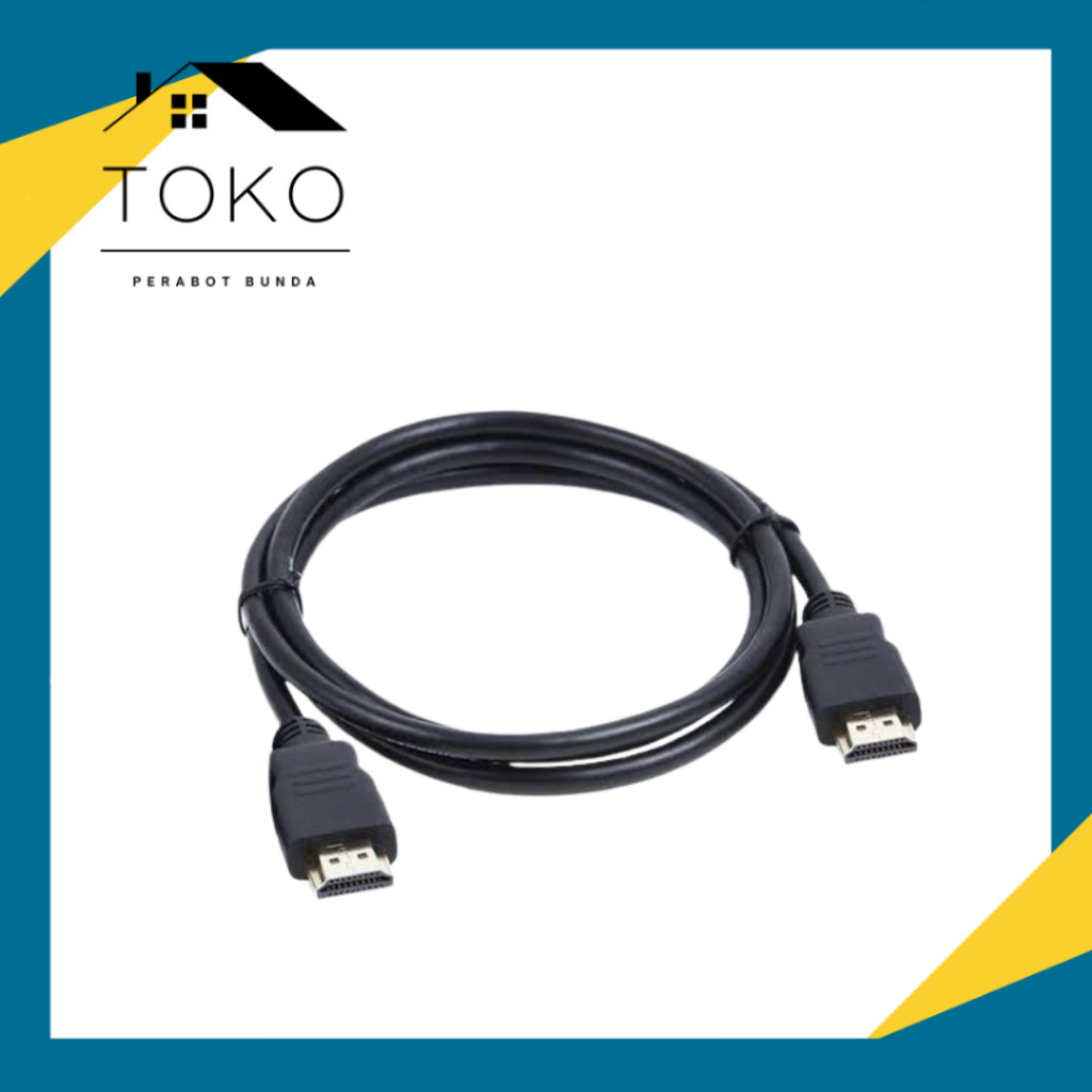 Jual KABEL HDMI/Kabel HDMI Ke HDMI 1 Meter Full Cocok Untuk STB Set Top ...