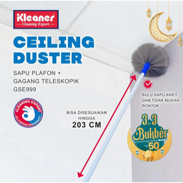 Jual Kleaner Cieling Duster / Kleaner Sapu Sawang Sarang Laba / Sapu ...