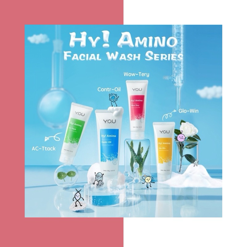Jual You Hy! Amino Facial Wash | Brightening | Hydrating | Anti Acne ...