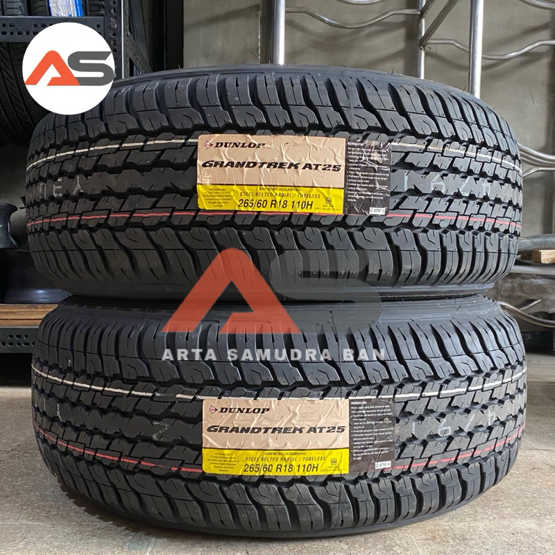 Jual Ban Dunlop Grandtrek AT25 AT 25 265 / 60 R 18 R18 | Shopee Indonesia